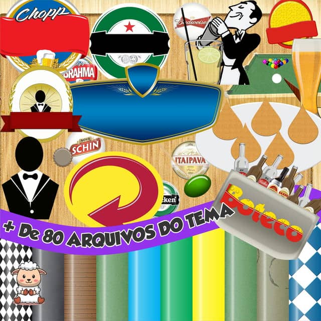 Kit Digital Boteco Png - Festas Infantil